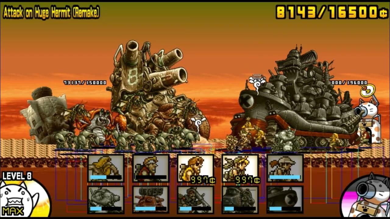 Battle Cats Ultimate - Huge Hermit Remake - YouTube