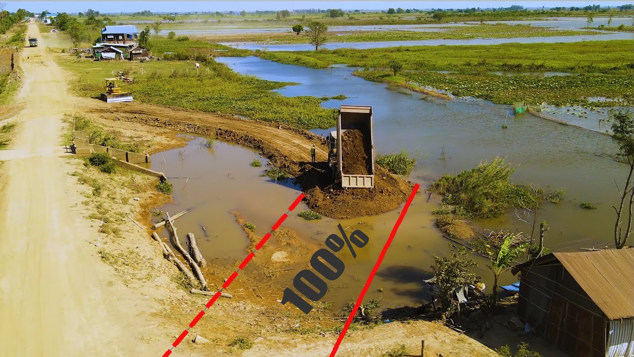 Full Building Short Road Across the water Area and Mini Bridge By Nice ...