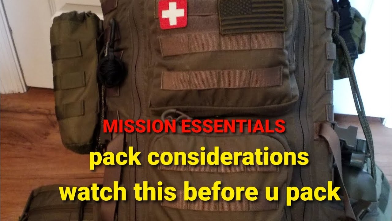 pack considerations, how to know what to pack. - YouTube