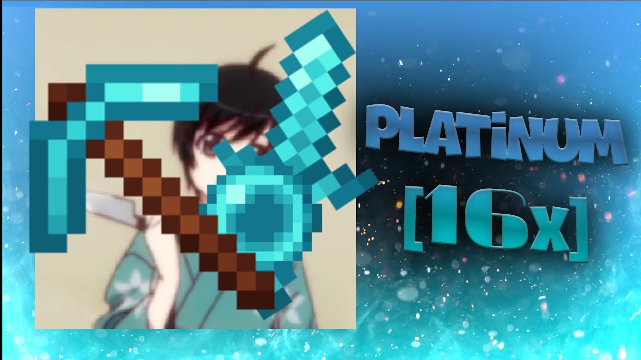 platinum [16x] MCBE PvP Texture Pack (1.20+) | FPS BOOST Best Mcpe PVP ...