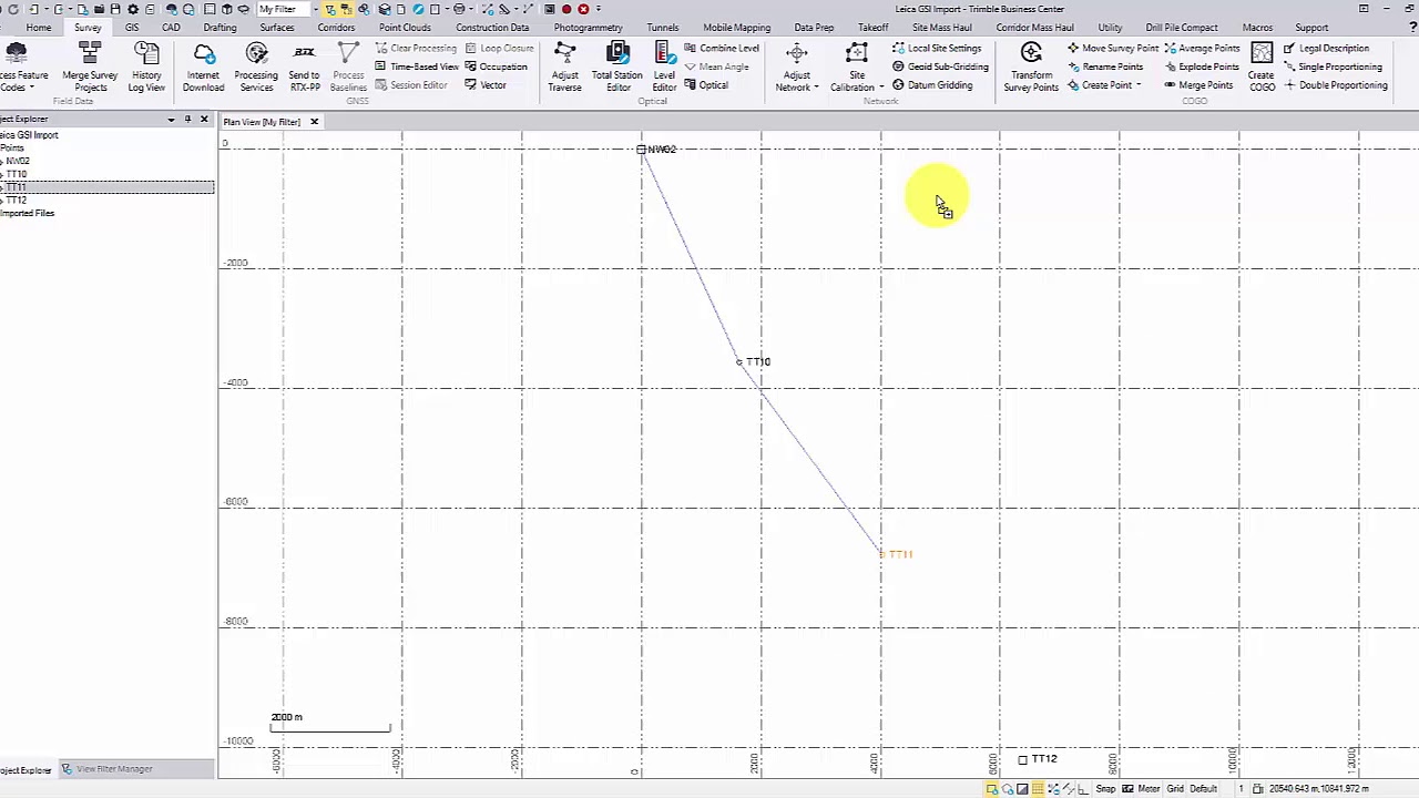 Leica GSI Level Data Import - YouTube