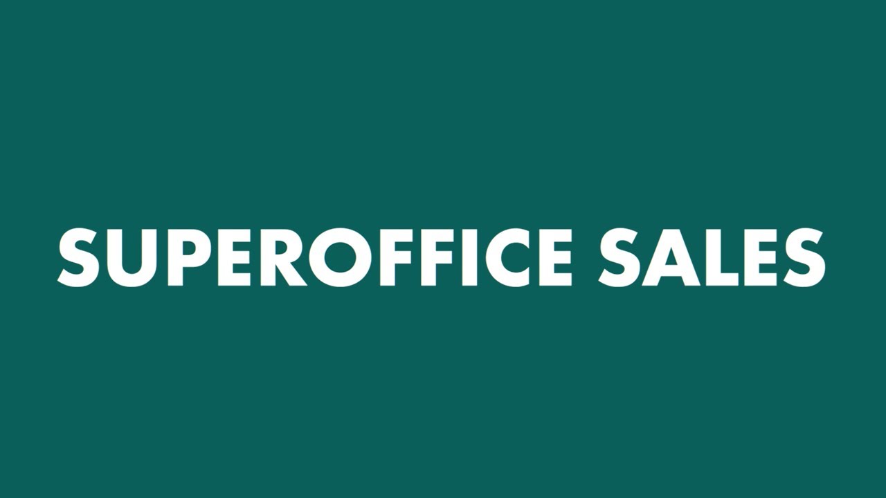 SuperOffice Sales - Optimize your sales process and increase your ...