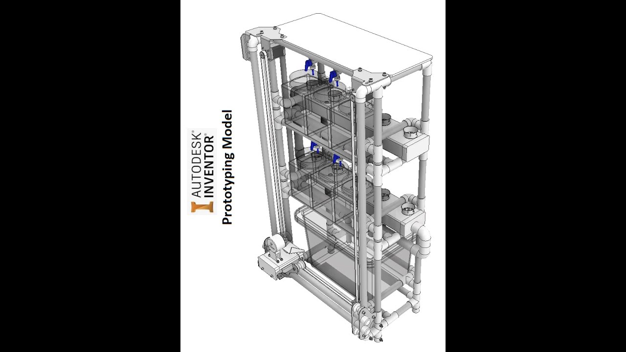 Smart Betta Rack System - Prototyping Model - YouTube