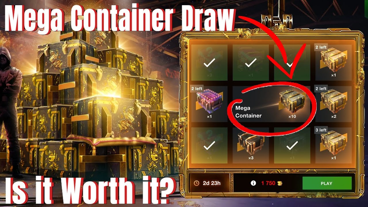 IS THE MEGA CONTAINER DRAW WORTH IT IN WOTB? - YouTube