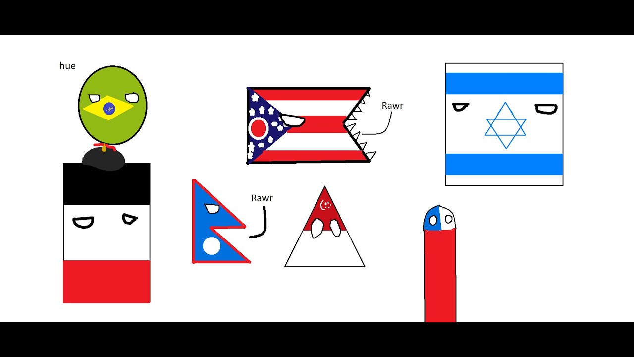 Drawing random Countryballs - YouTube