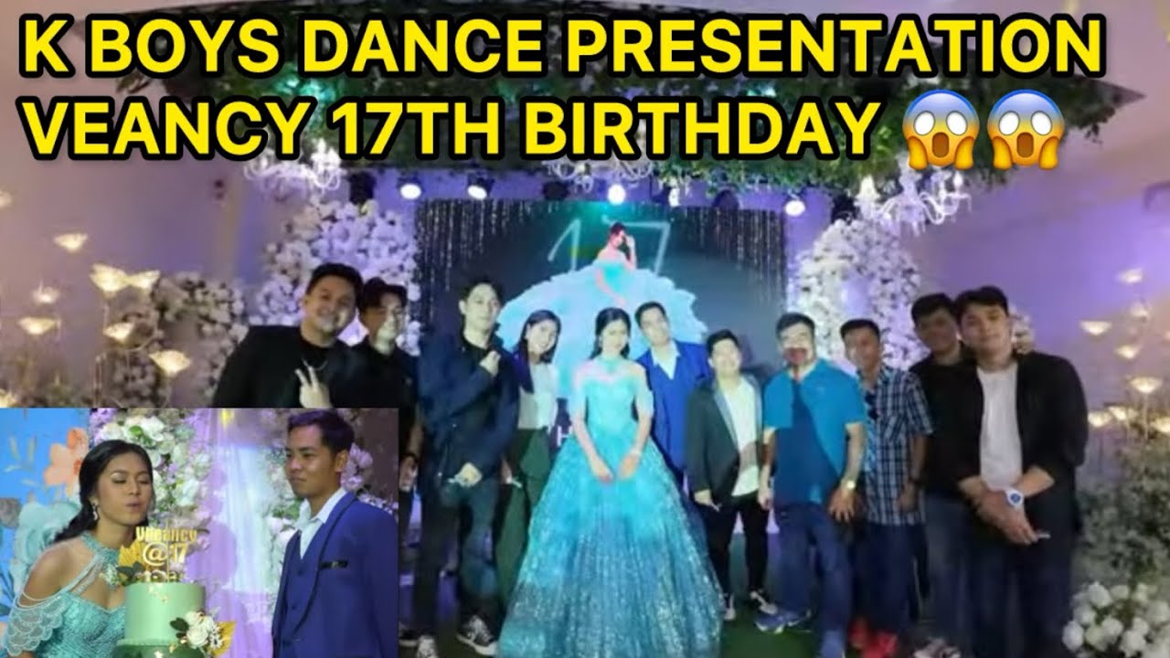 EDU HATAW SA PAGSAYAW SA B-DAY NI VEANCY😱K BOYS DANCE PRESENTATION ...