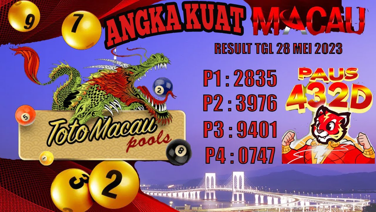 PREDIKSI MACAU HARI INI 29 MEI 2023 | PREDIKSI TOTOMACAU P1.P2.P3.P4 ...