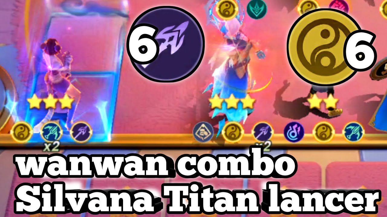 WANWAN COMBO SILVANA TITAN LANCER UNLIMITED ATCK SPEED|| LING SKILL2 ...