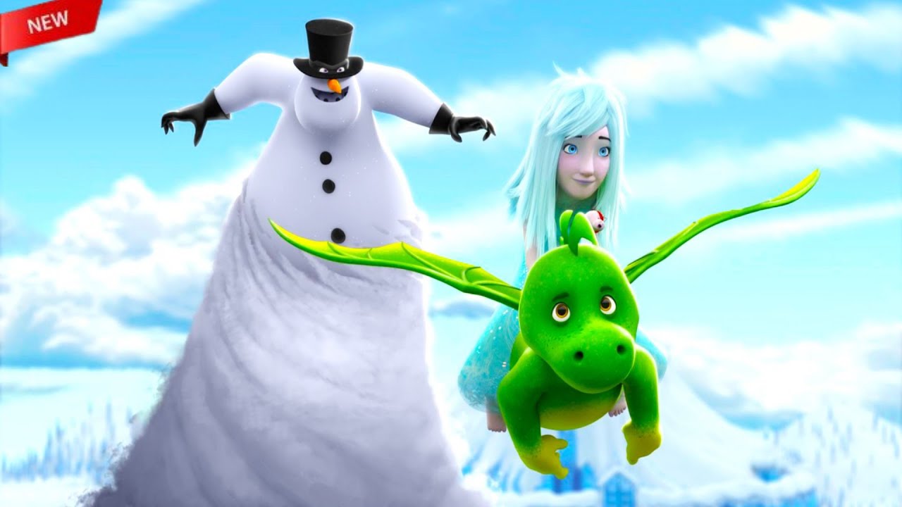 Ice princess and a Dragon | Movie Explained in Hindi | Animated Movie ...