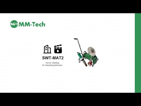 MM-Tech SWT-MAT2 hot air welding machine for overlapping and welding ...