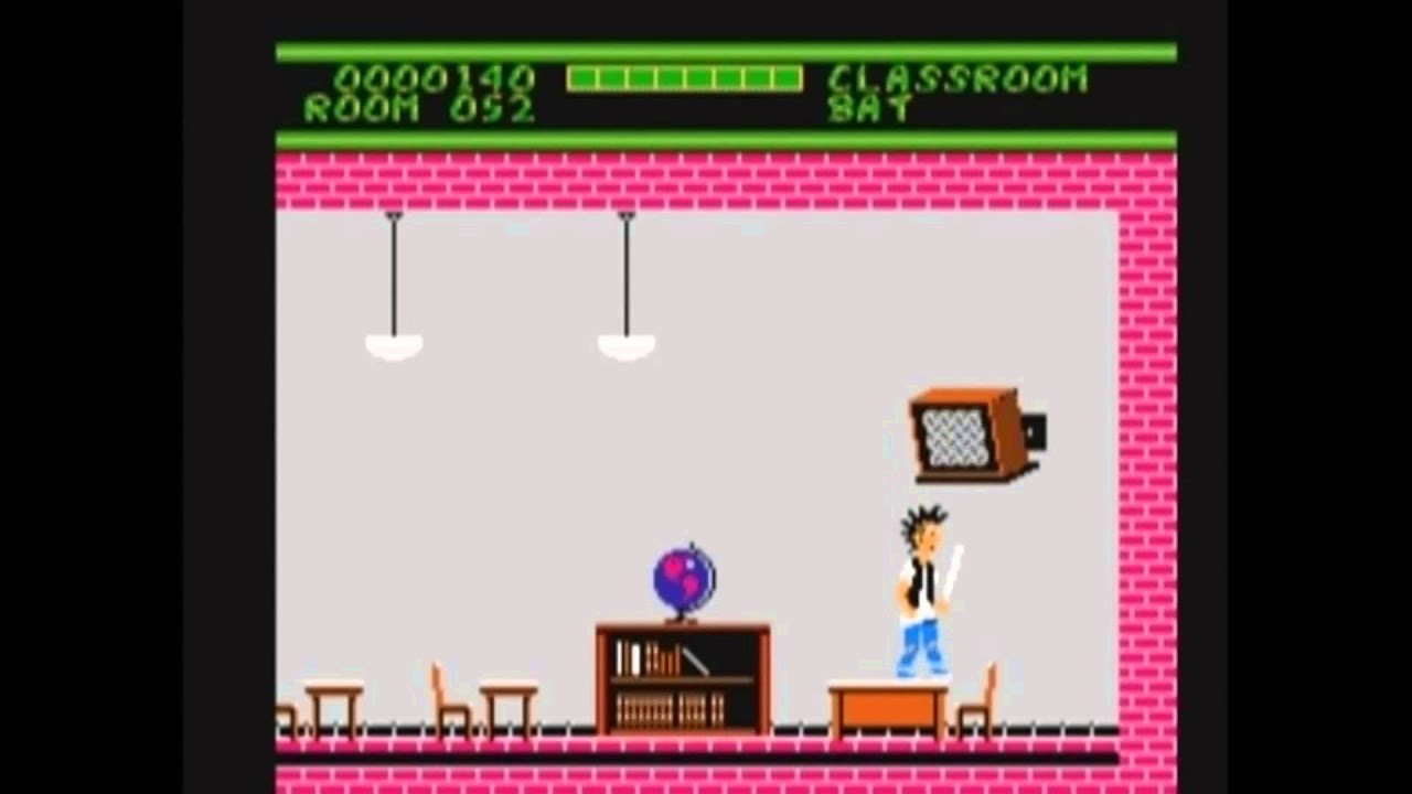 Ghoul School NES Game Play Stabbing Eye Balls - YouTube