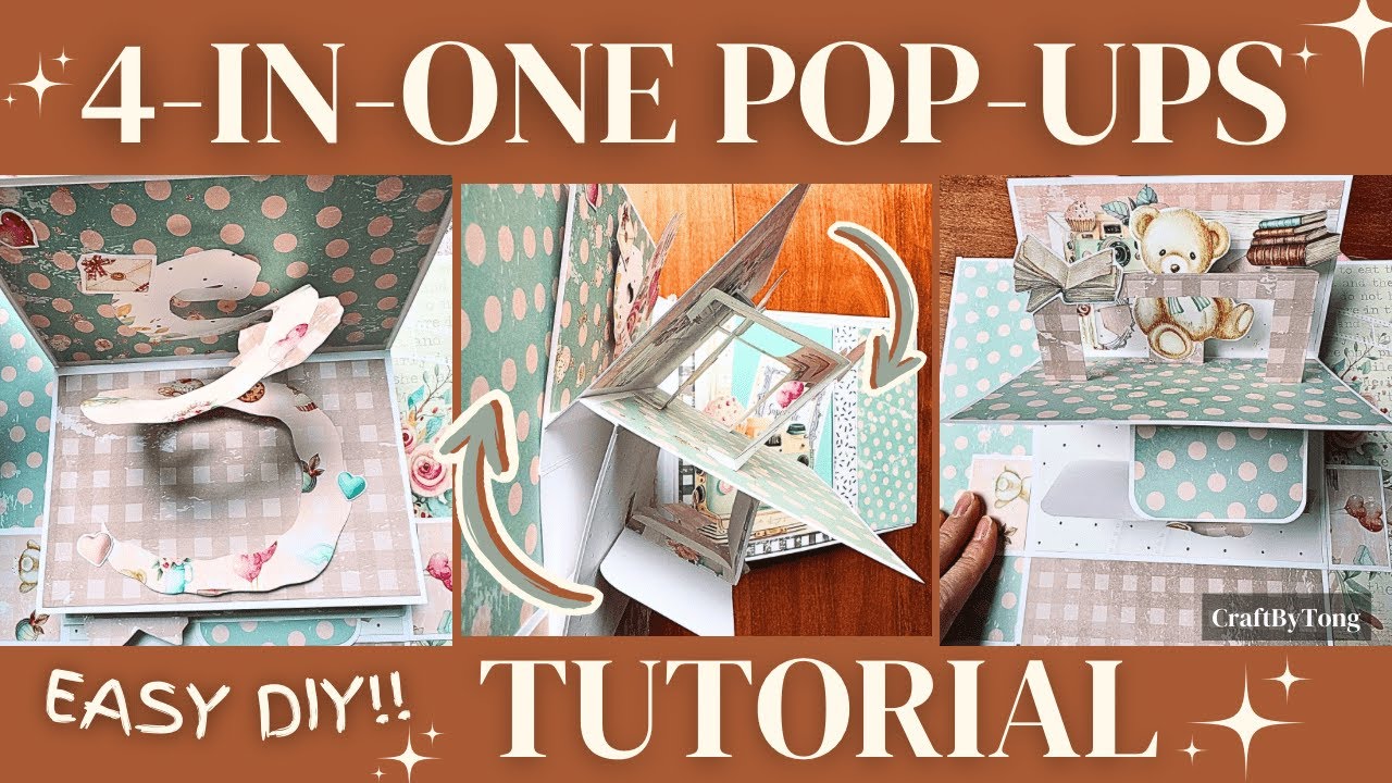 Advanced Waterfall Pop Up with 3 Bonus Tricks! Beginner Friendly DIY ...