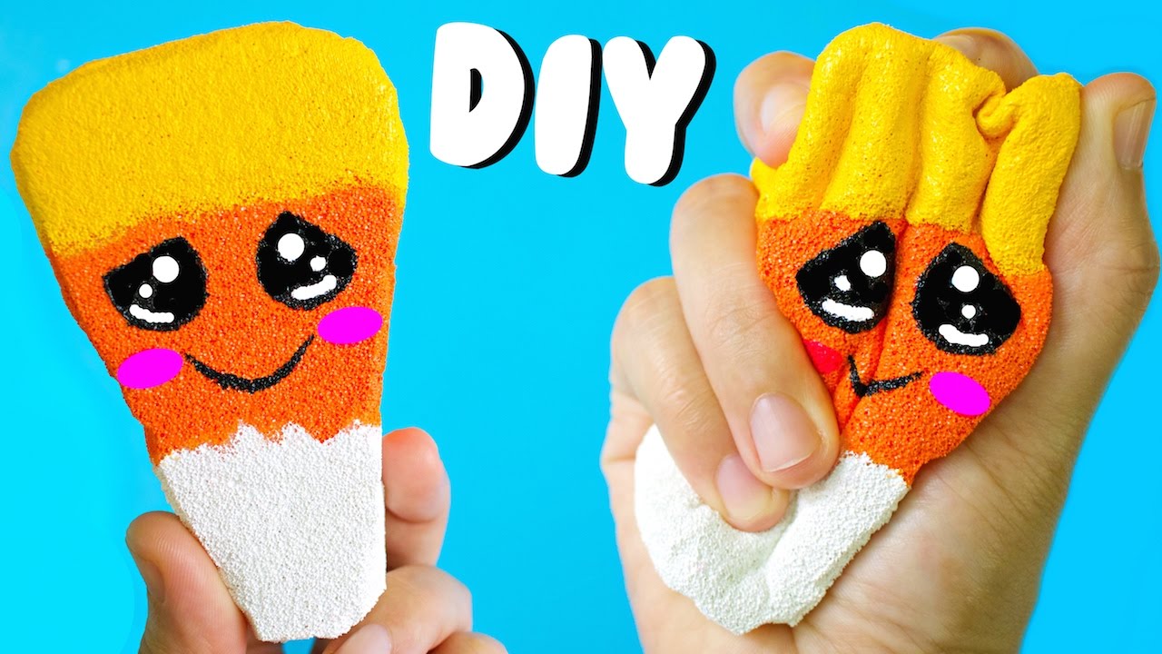 DIY CANDY CORN SQUISHY for Fall Season | Sensory Toys for Kids - YouTube