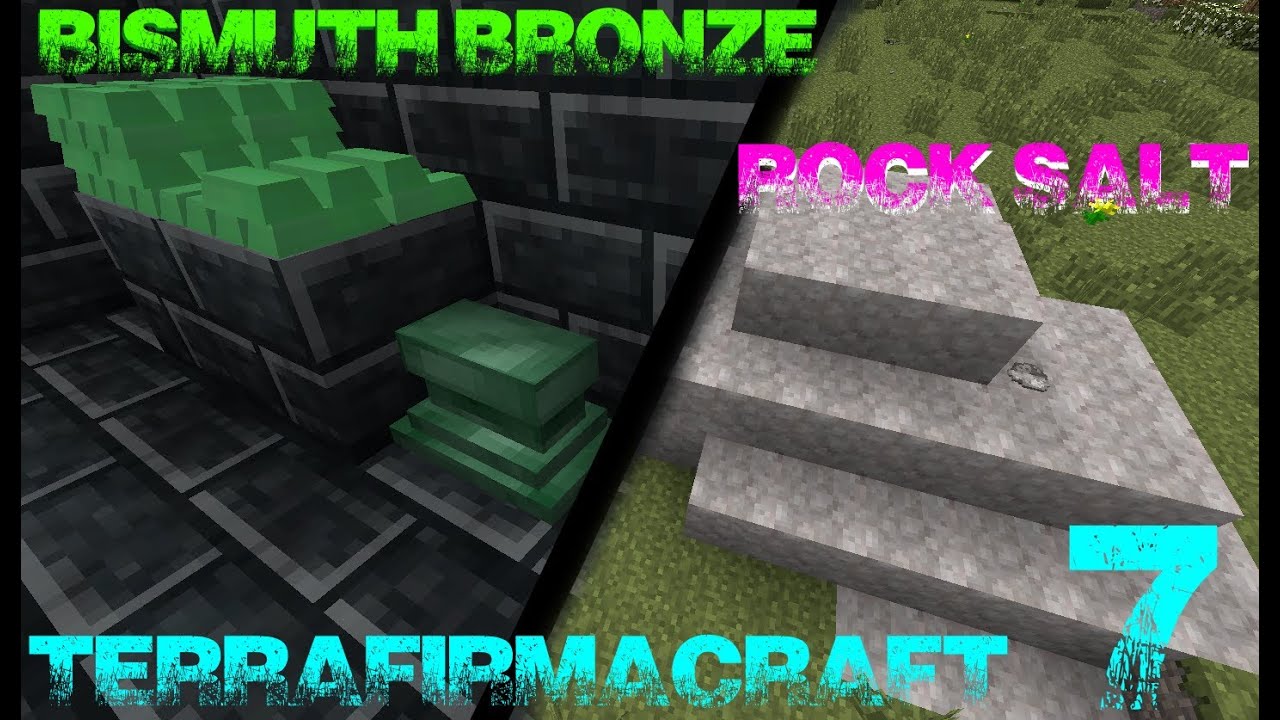 The Bismuth Bronze Age/Rock Salt! | Minecraft TerraFirmaCraft Ep. 7 ...
