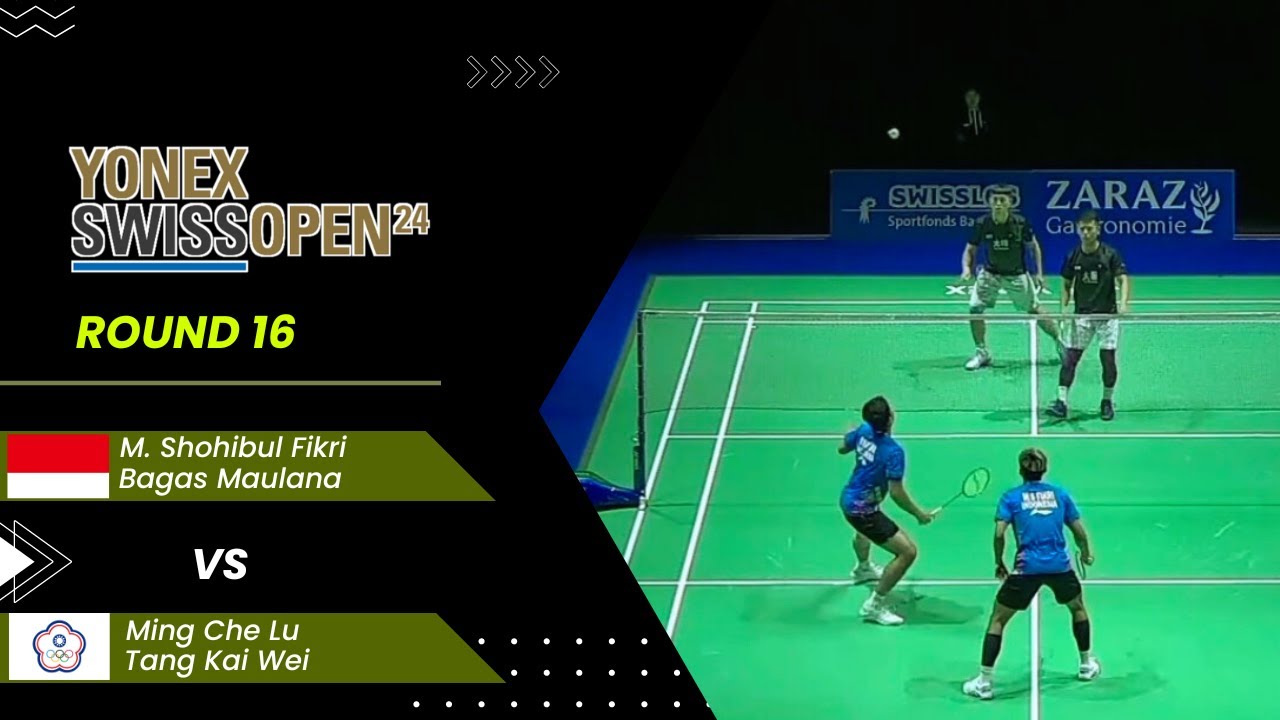 M. Shohibul Fikri/Bagas Maulana vs Ming Che Lu/Tang Kai Wei | Swiss ...