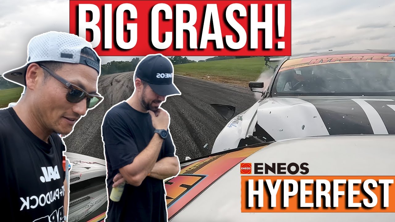 Oops! I Crashed My BRZ Drifting at HyperFest 2024 - YouTube