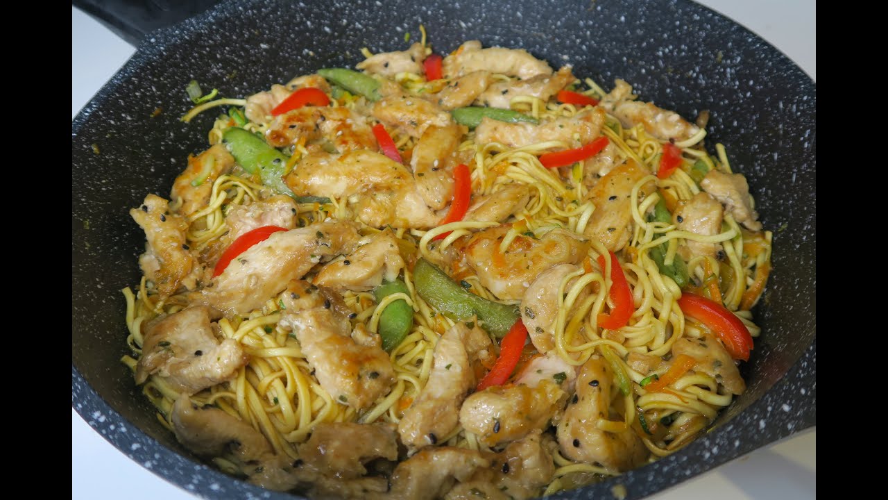 Recette 251 : Une Poêlée Chinoise au Poulet et Légumes (pois gourmand ...