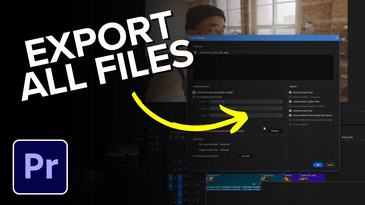 Export Premiere Project With All Files (Quick Guide) - YouTube