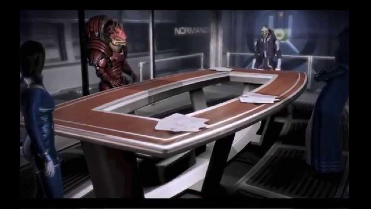 Mass Effect 3 - Meeting with the Diplomats - YouTube