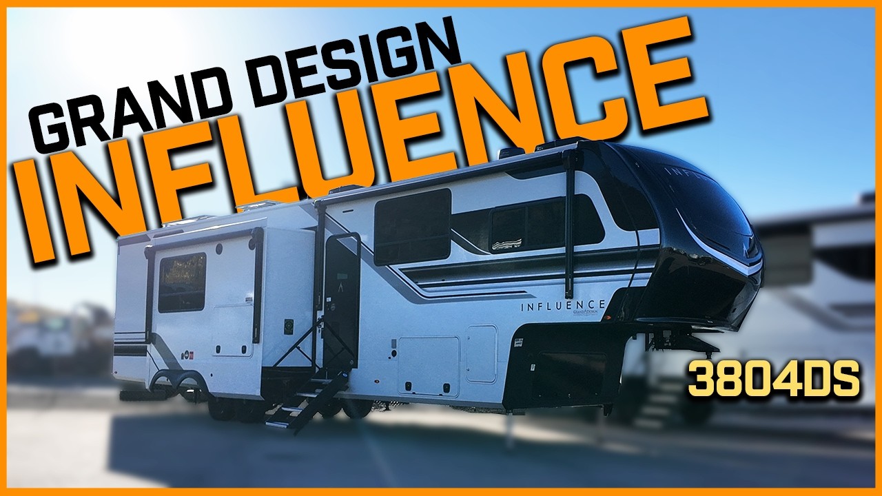 Double Bedroom and Bathroom - Grand Design Influence 3804DS! - YouTube