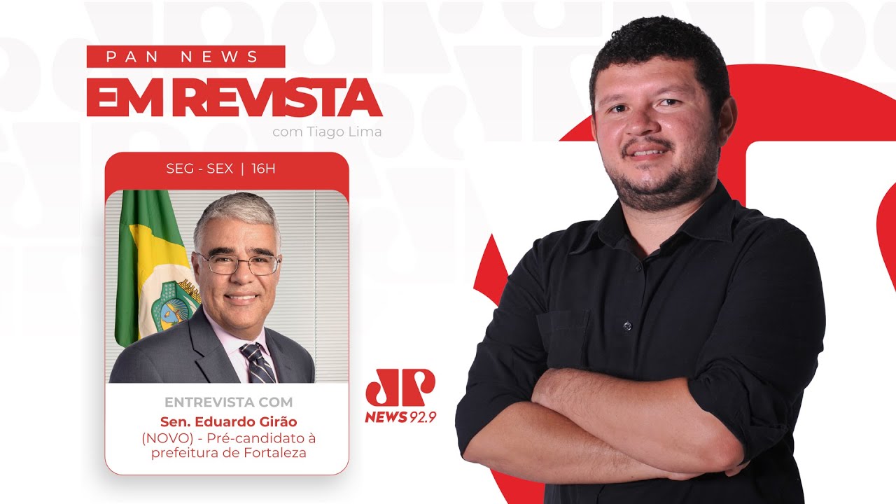 Tiago Lima conversa com o senador Eduardo Girão, pré-candidato do Novo ...