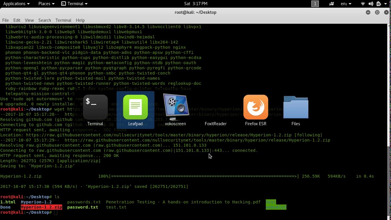 How to install Hyperion on Kali Linux - YouTube