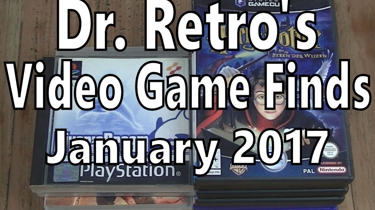 Dr. Retro's Video Game Finds January 2017 - YouTube