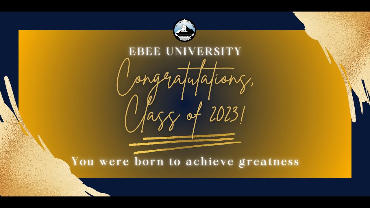 EBEE Graduation Ceremony | July 2nd, 2023 - YouTube