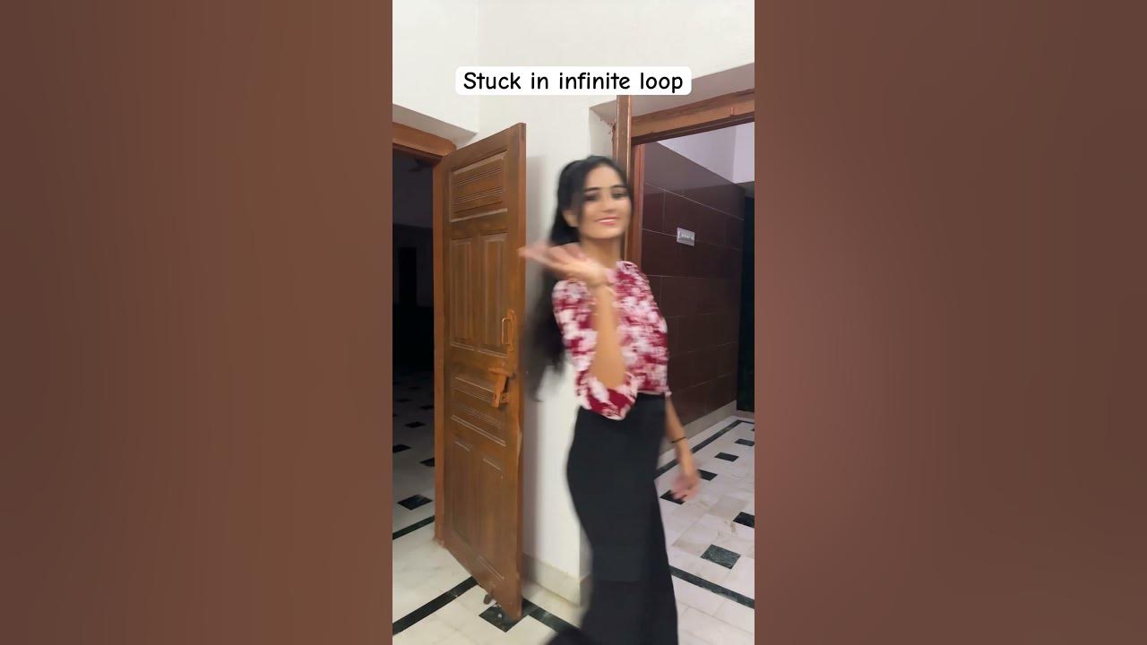 Stuck in infinite loop #loop - YouTube