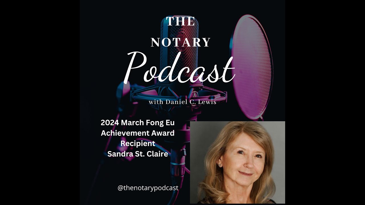 March Fong Eu Award Winner Sandra St Claire - YouTube