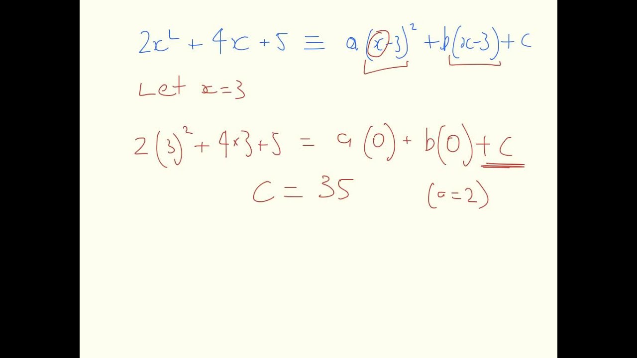 Quadratic Identities - YouTube