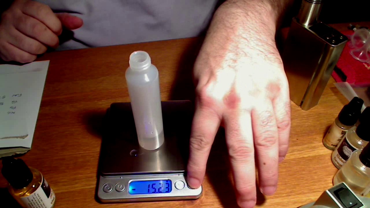 Eliquid - Mixing by Weight - Simple Guide - YouTube