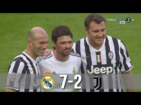 Real Madrid Legends (Zidane, Figo, R. Carlos,Seedorf ) vs Juventus (Nedved, Davids,Vieri)