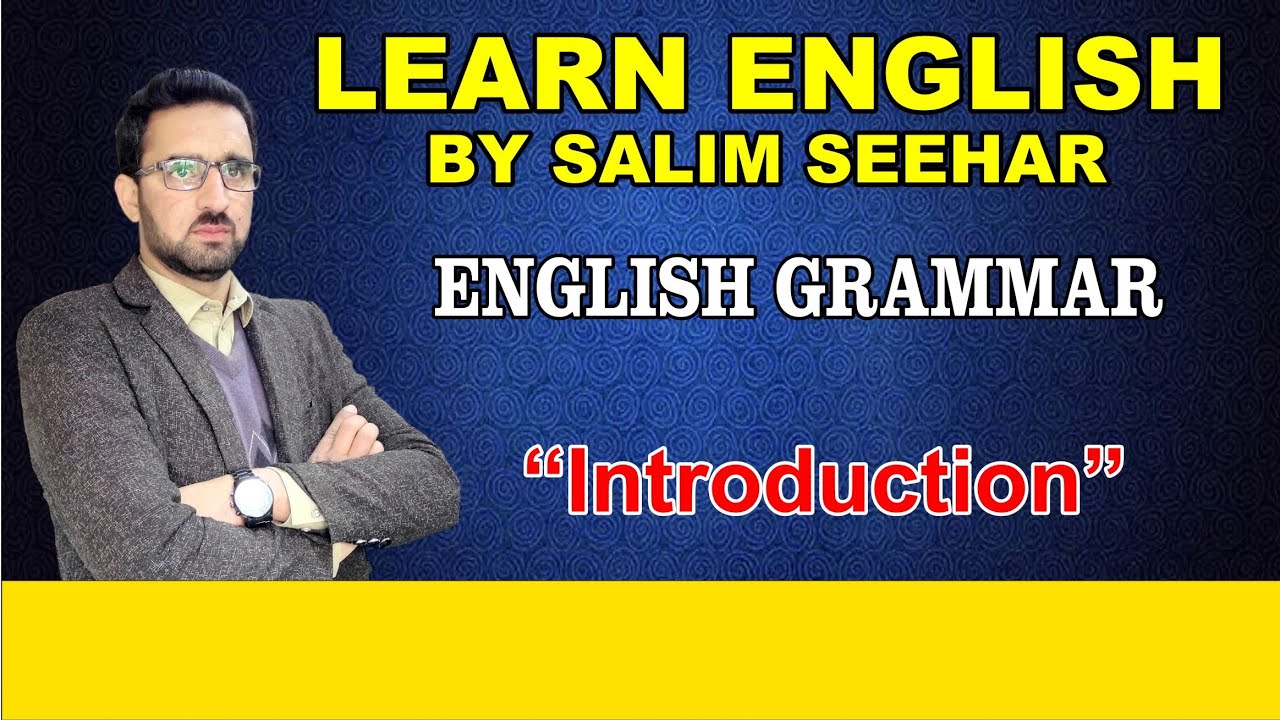 Self introduction | Basic English | English by Salim Seehar - YouTube