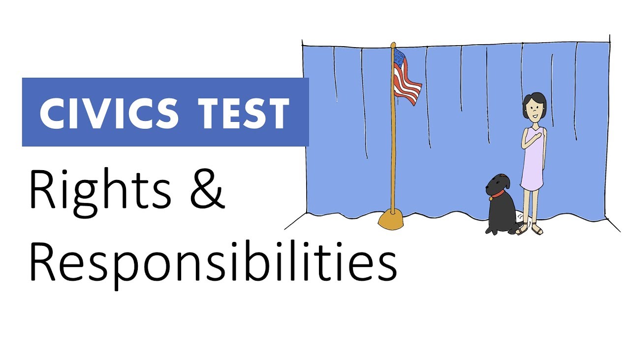 Rights and Responsibilities | U.S. Civics Test Prep - YouTube