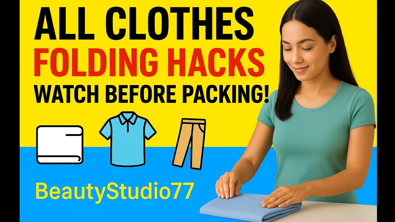 Ultimate Clothes Folding Hacks 🧺 | Save Space & Stay Organized - YouTube