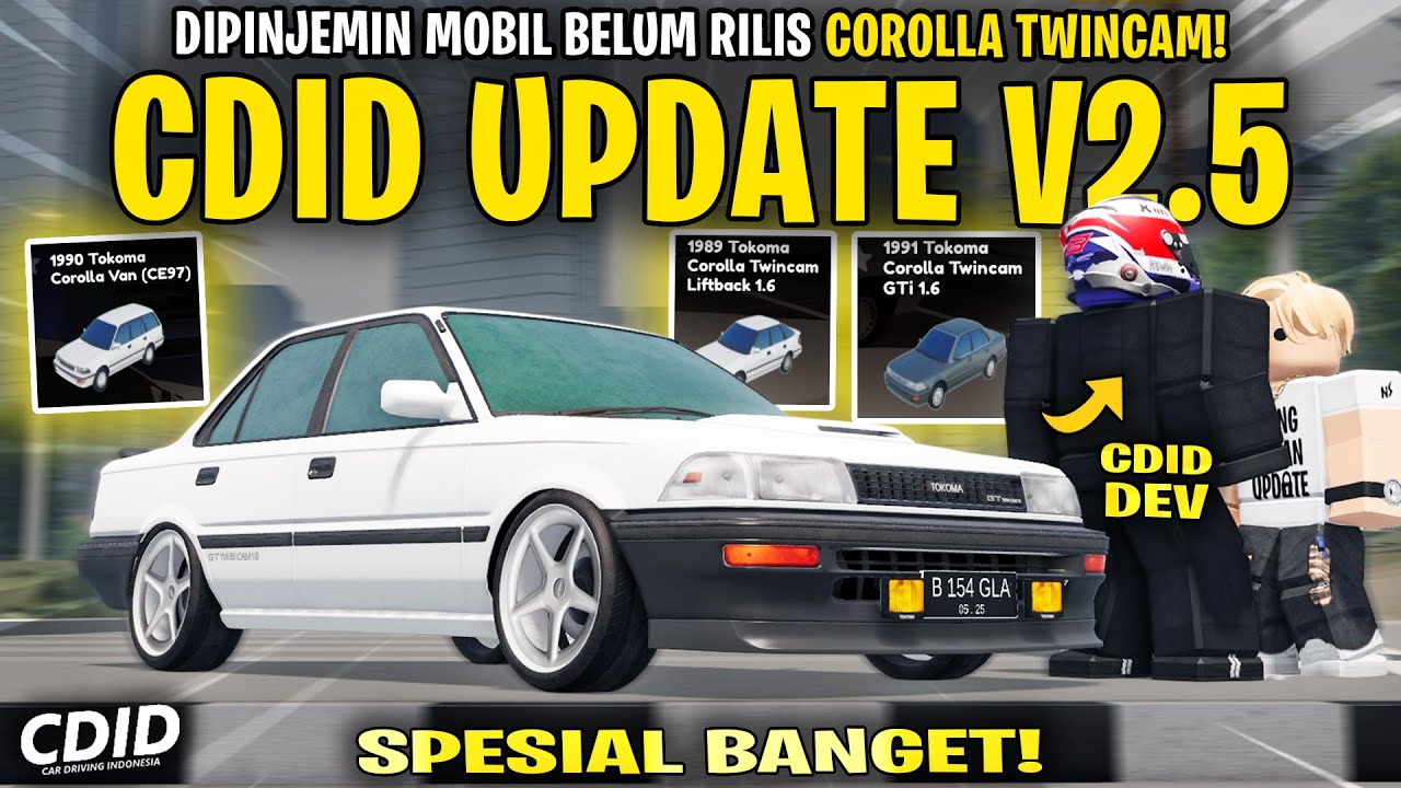 DIPINJEMIN DEVELOPER CDID MOBIL SPESIAL BELUM RILIS DI CDID ! COROLLA ...