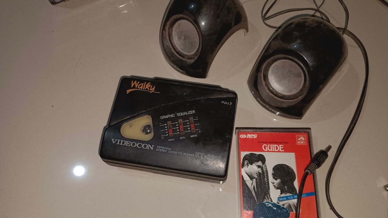 Videocon Walkman cassette player - KT-3213 - YouTube