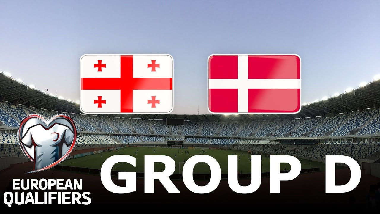 Georgia vs Denmark - European Qualifiers - PES 2019 - YouTube
