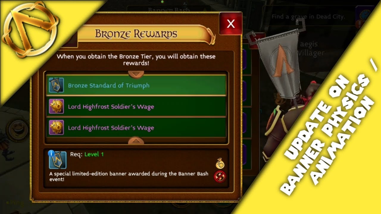 Arcane Legends Update On Banner Physics / Animation - YouTube