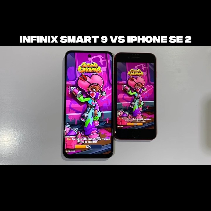Infinix Smart 9 vs iPhone SE 2020 - TEST - YouTube