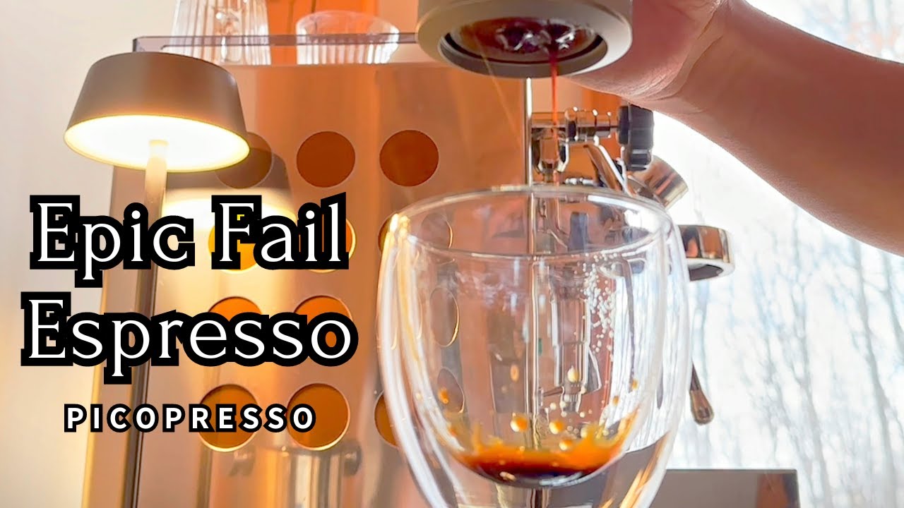 Epic Espresso Fail: My Worst Picopresso Shot Ever - YouTube