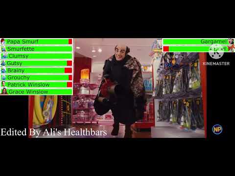 Smurfs (2011) Toy Store Chase with healthbars