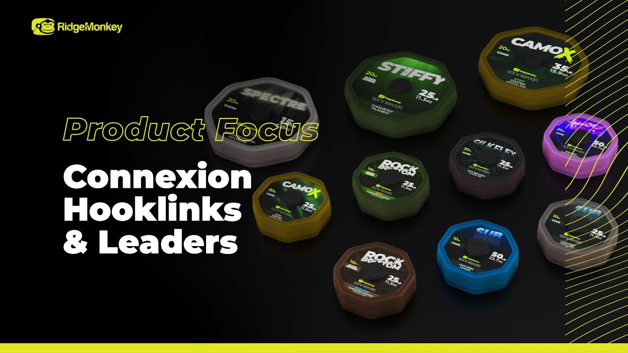 Product Focus - RidgeMonkey Connexion Hooklinks & Leaders *NEW 2021 ...