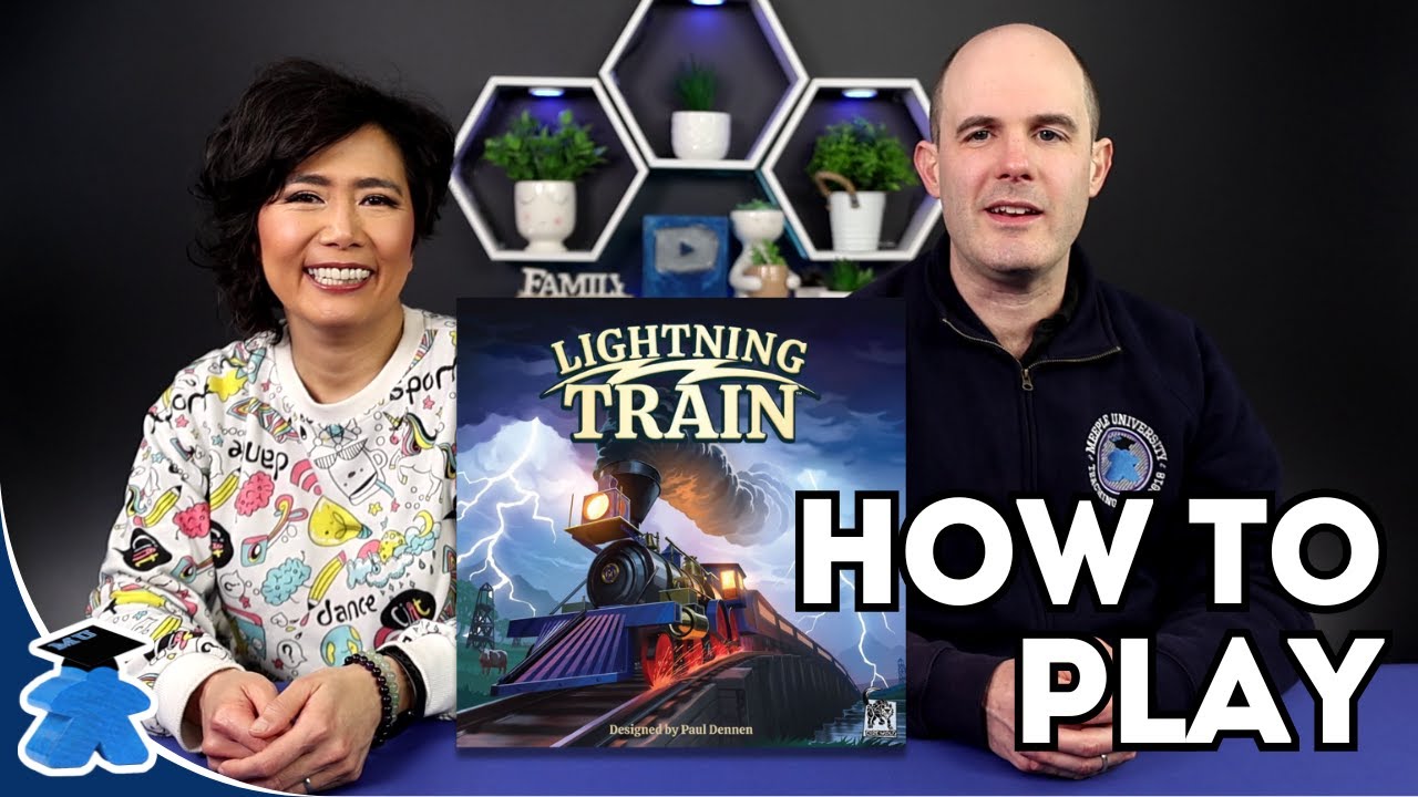 Lightning Train - How to Play. Including 2P Variant. Complete, Clear, Concise. A Board Game ...
