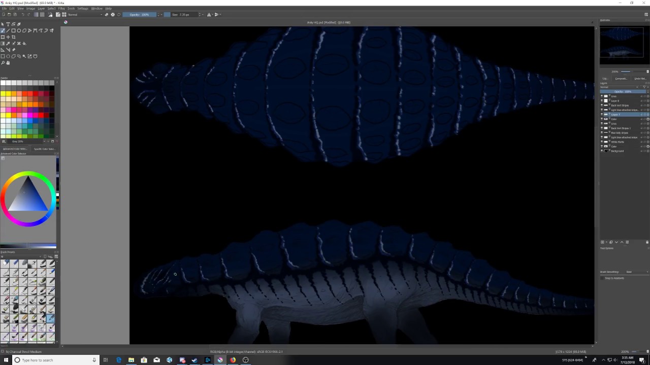 The Isle - Making an Anky Skin (Krita) - YouTube