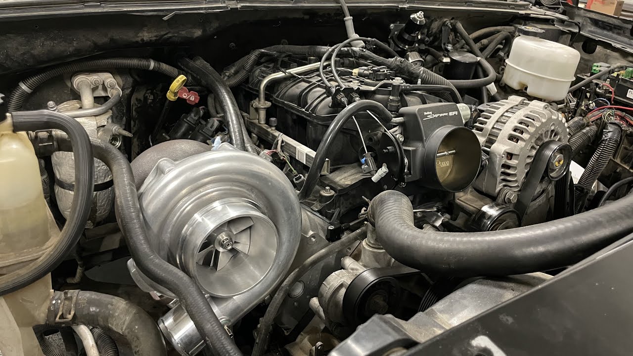 Lifted Silverado Turbo Build First Start (It’s Alive…Again) - YouTube