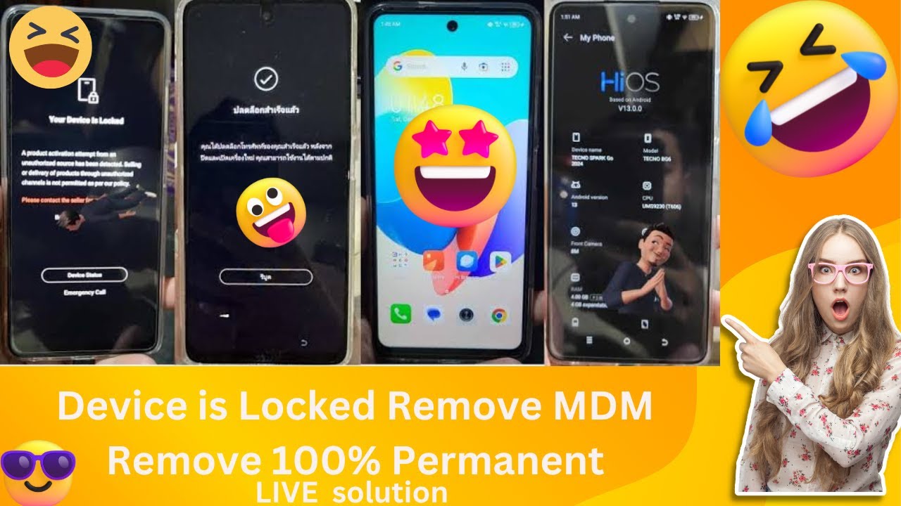 Tecno all Model Device Lock 🔒 MDM Your Tecno Device Lock With Our ...