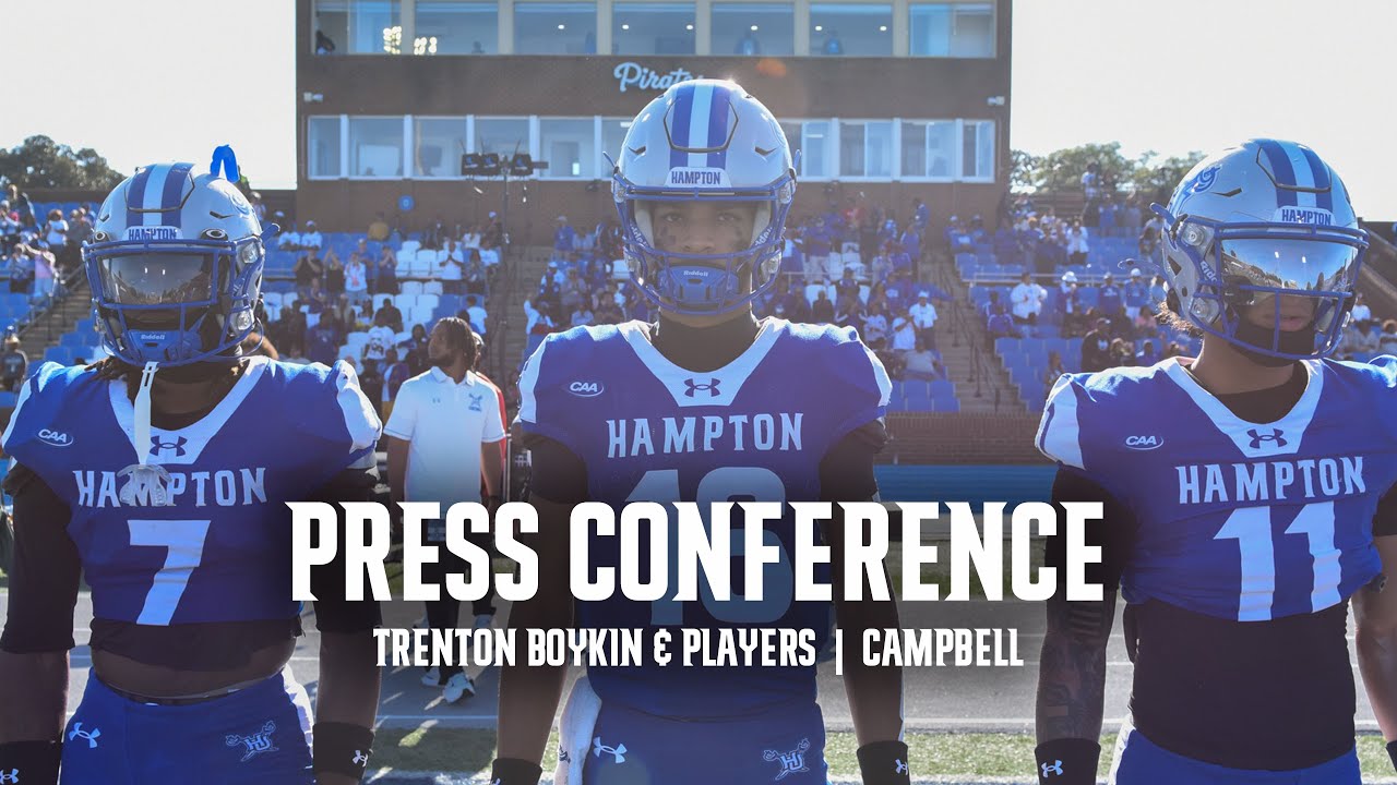 Hampton Football | Trenton Boykin, Braden Davis, and Jonathan Ward ...