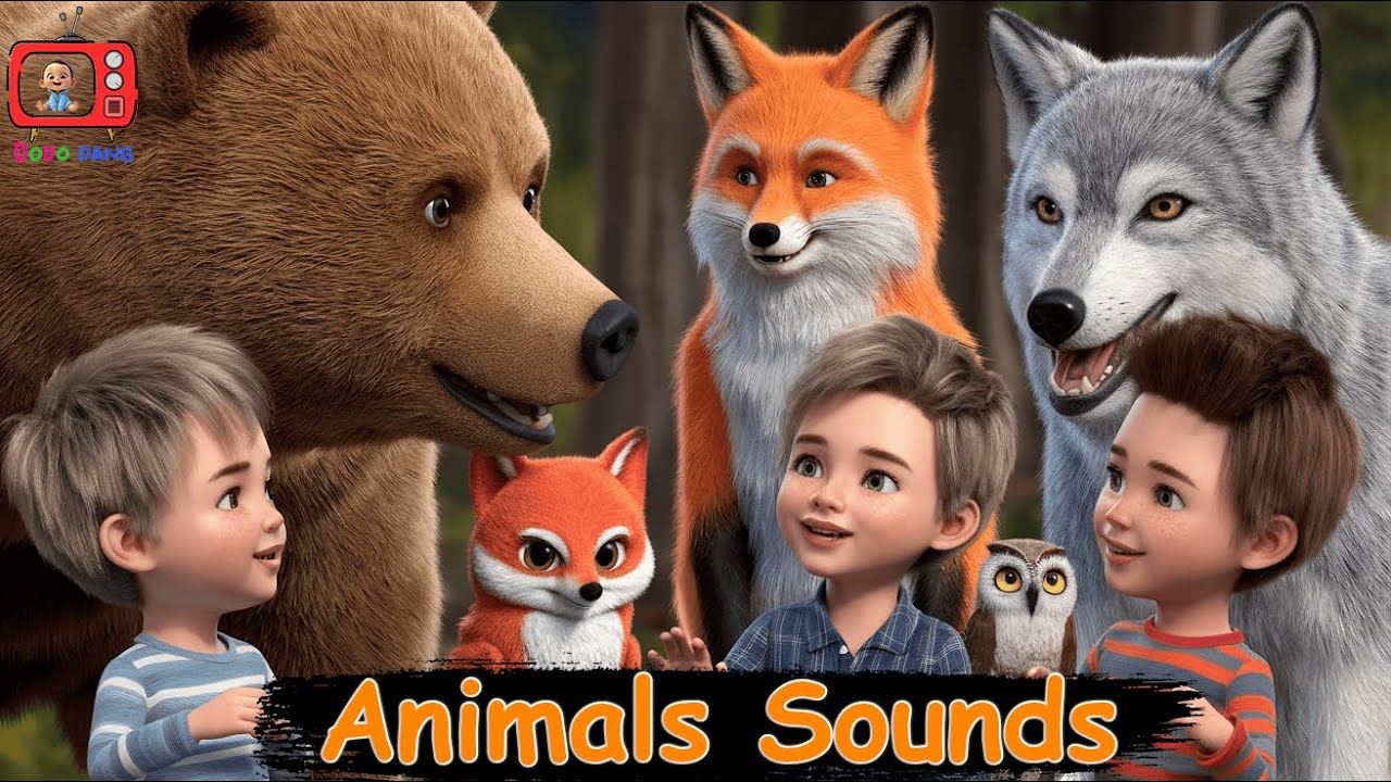 🐾 Animal Sounds Song for Kids | Learn & Fun with Dodo Dang | Dodo Dang ...